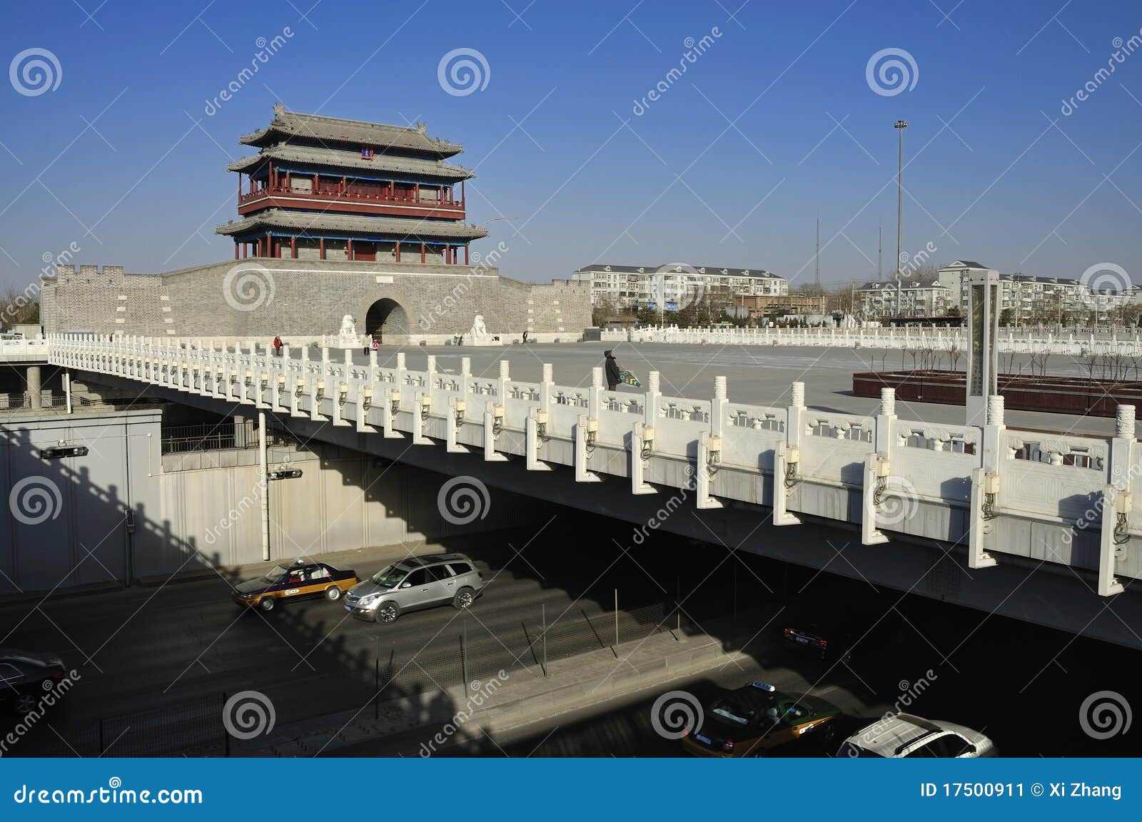 Beijing gate tower editorial photo. Image of beijing - 17500911