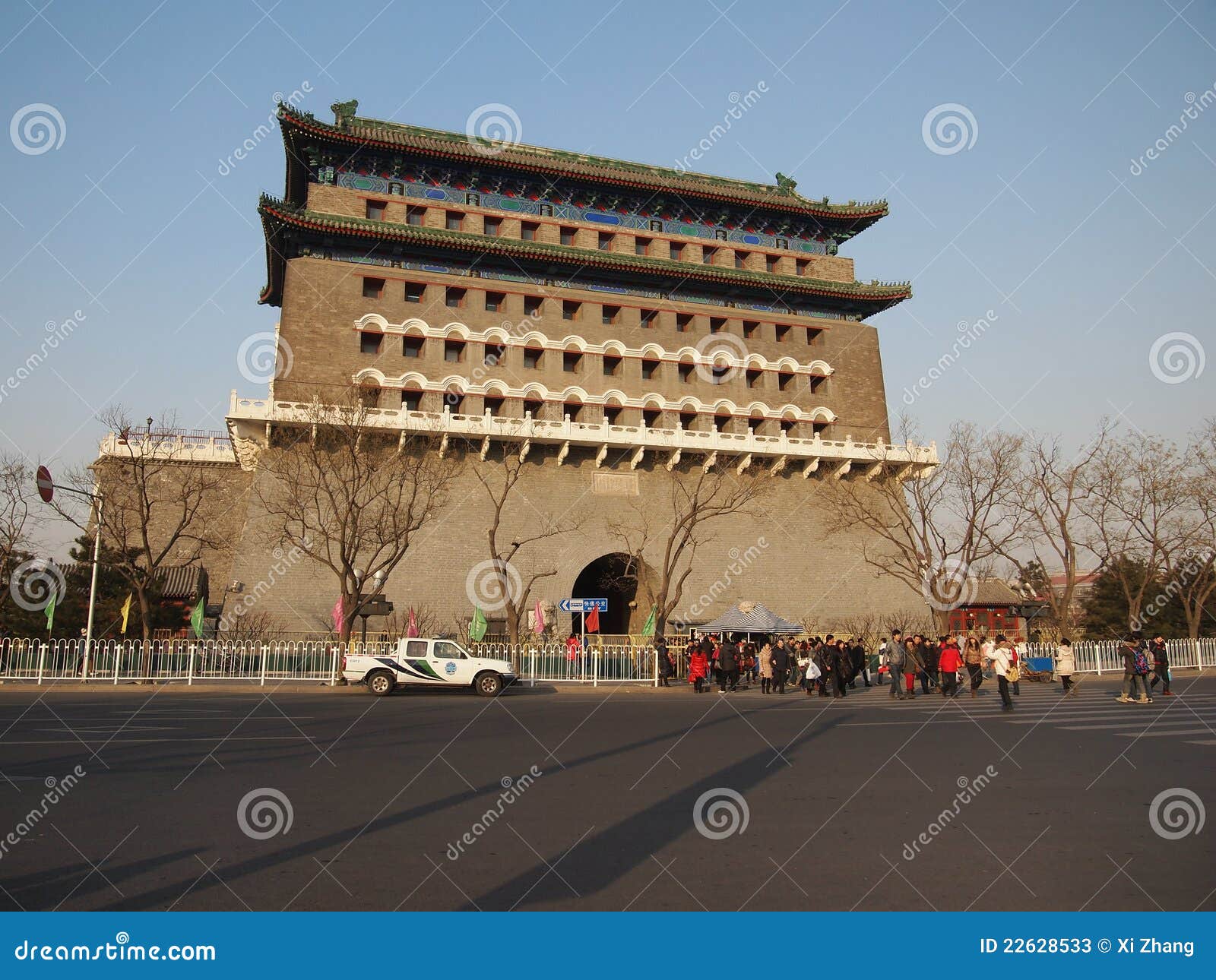 Beijing Gate Tower editorial stock photo. Image of door - 22628533