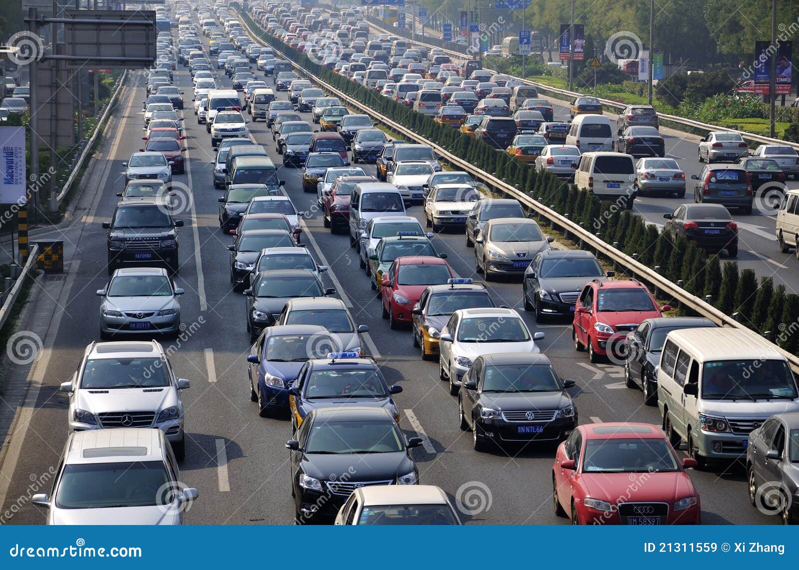 Beijing Heavy Traffic Jam and Air Pollution Editorial Stock Image ... Beijing Heavy Traffic Jam and Air Pollution Editorial Stock Image ...