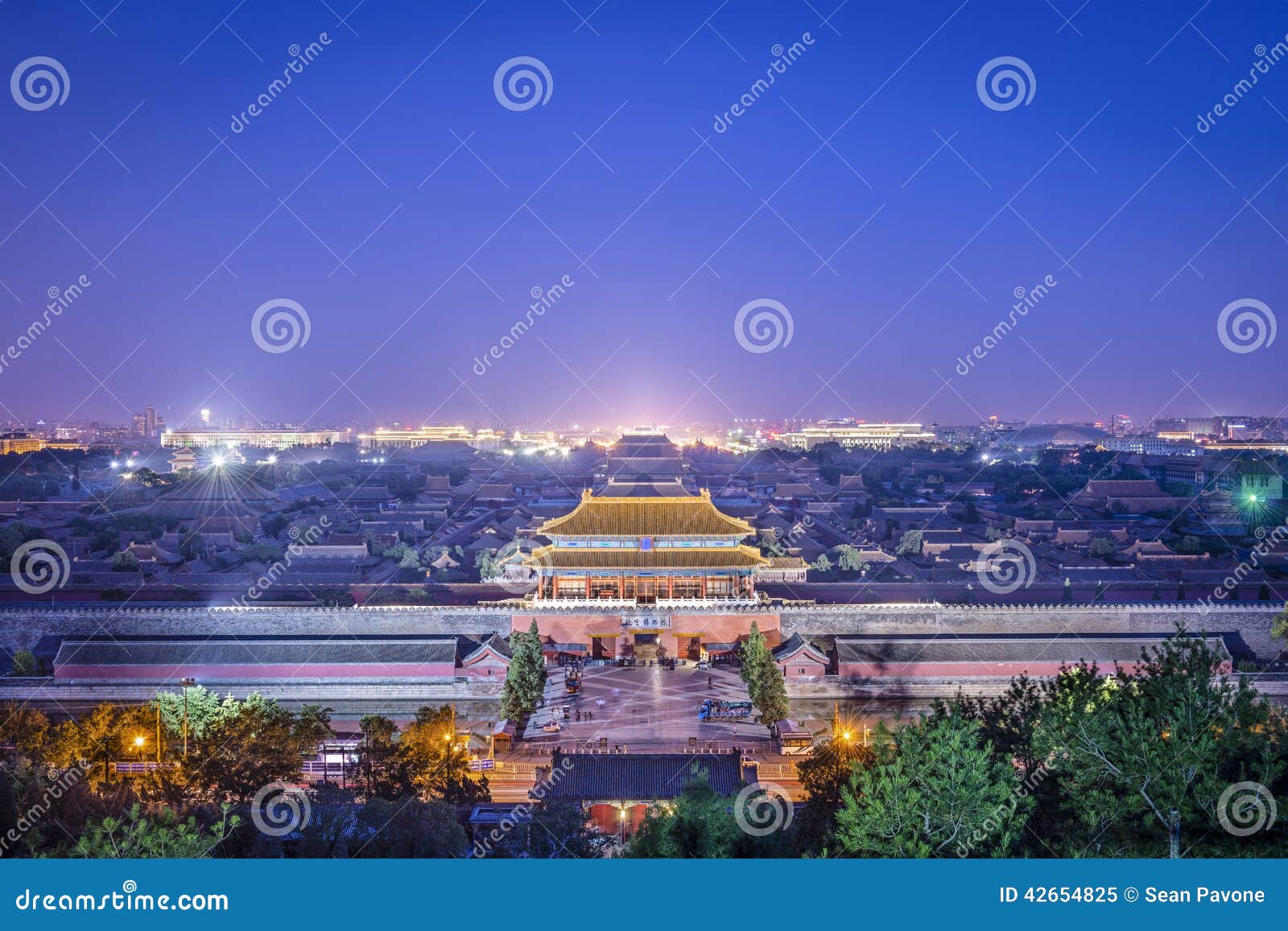 Beijing Imperial City stock image. Image of landmark - 42654825