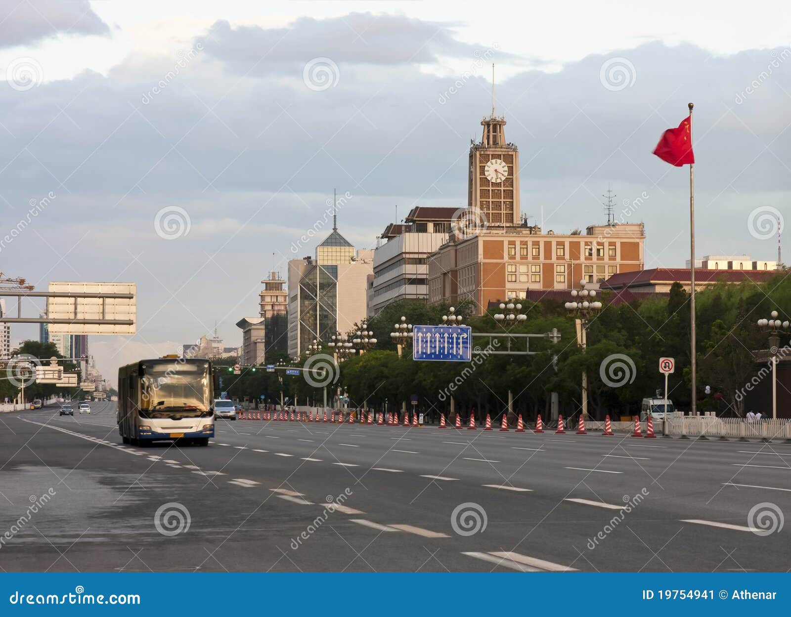 Beijing morning stock image. Image of construction, downtown - 19754941