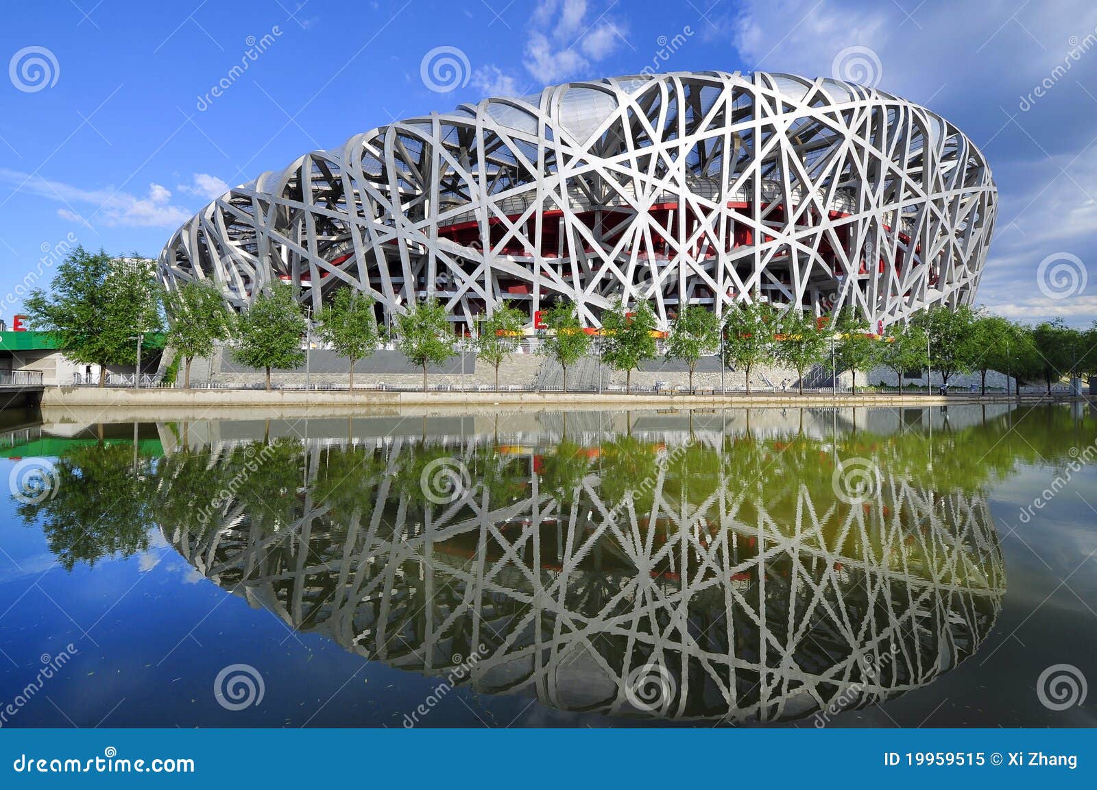 Beijing National Stadium Inverted Image Editorial Image - Image of ...