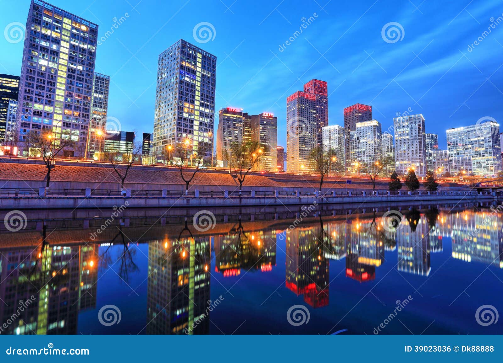 Beijing night scenery stock photo. Image of environment - 39023036