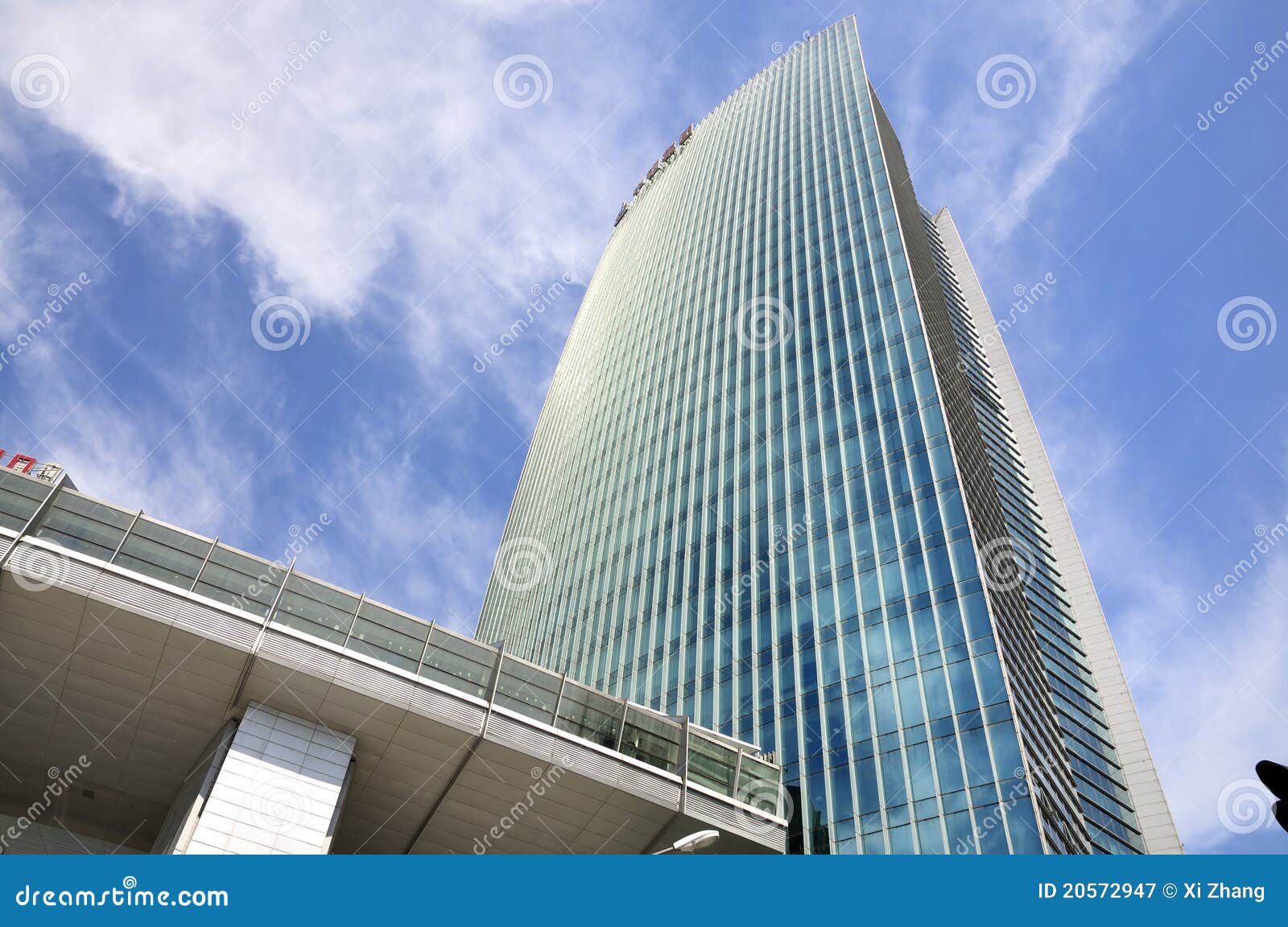 Beijing Office Building Facade Stock Image - Image of logo, street ...