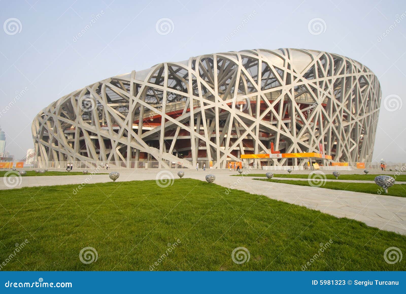 Beijing Olympic Stadium 2008 Editorial Stock Photo - Image of national ...