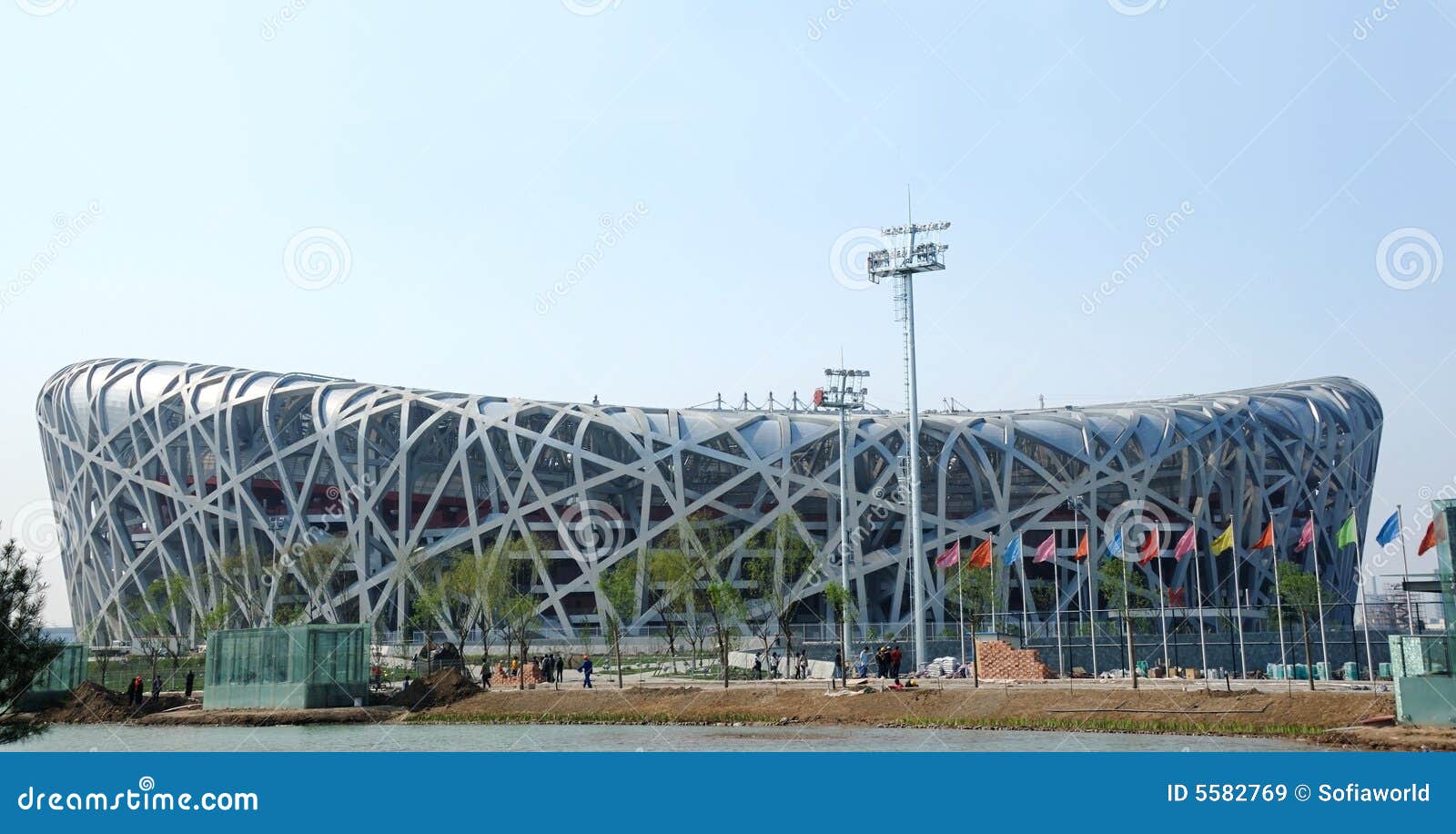 Beijing olympic stadium editorial stock image. Image of china - 5582769