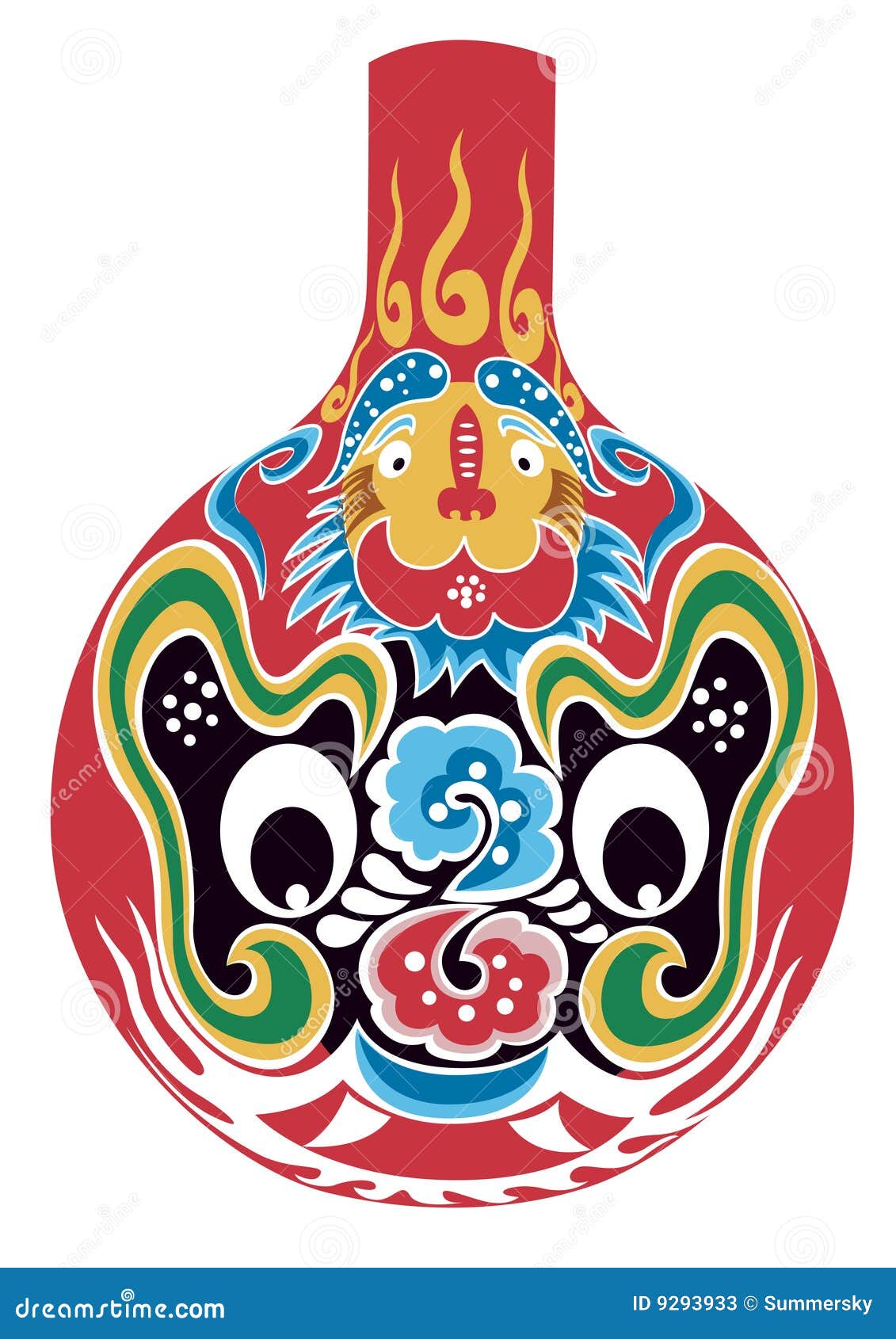 Beijing opera mask stock vector. Illustration of beijing - 9293933