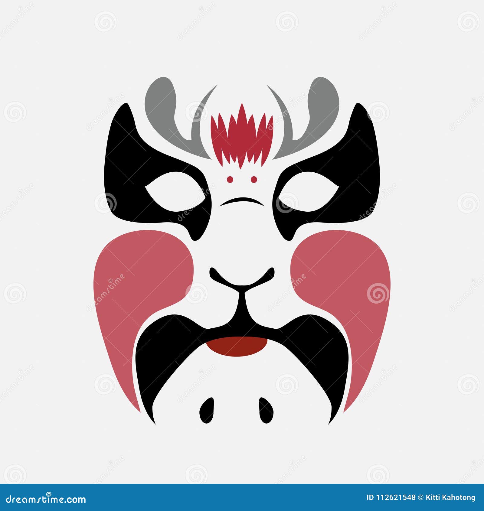 Beijing Opera Cartoon Vector Illustration | CartoonDealer.com #7015054