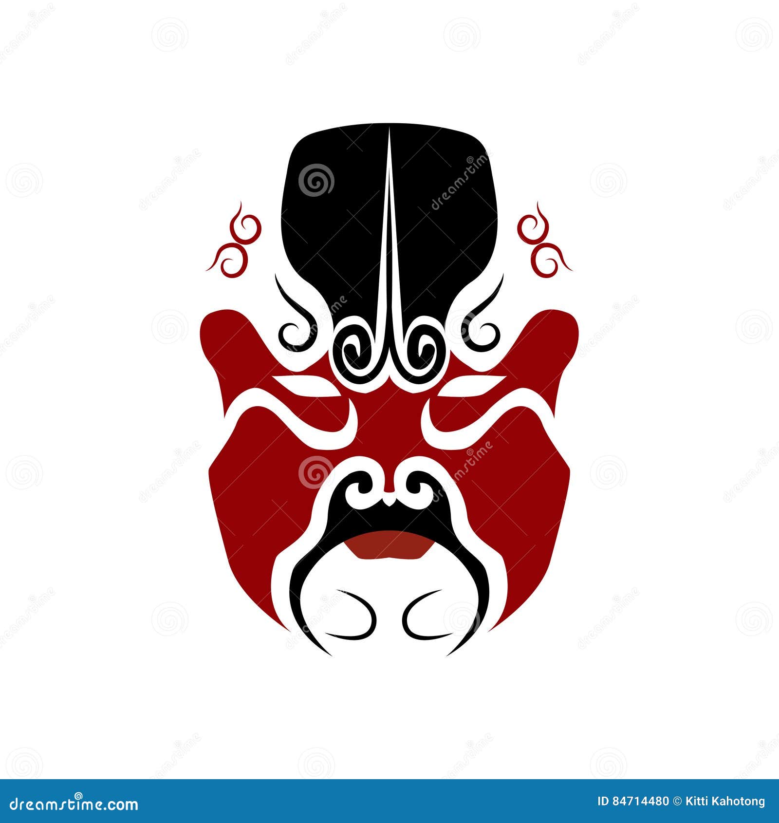 Beijing Opera Cartoon Vector Illustration | CartoonDealer.com #7015054