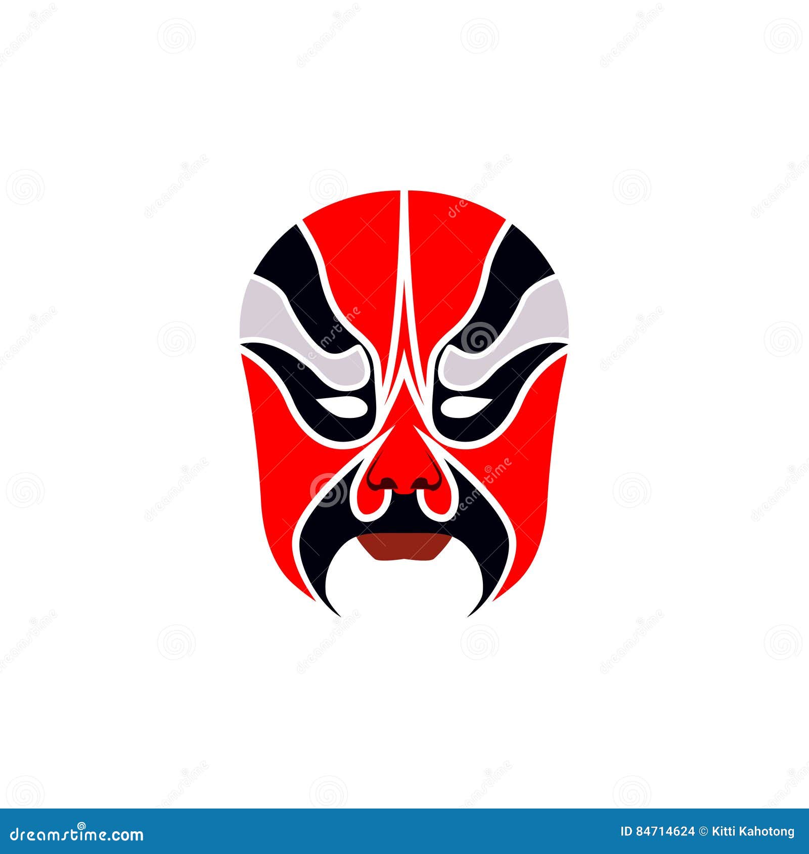 Beijing Opera Cartoon Vector Illustration | CartoonDealer.com #7015054