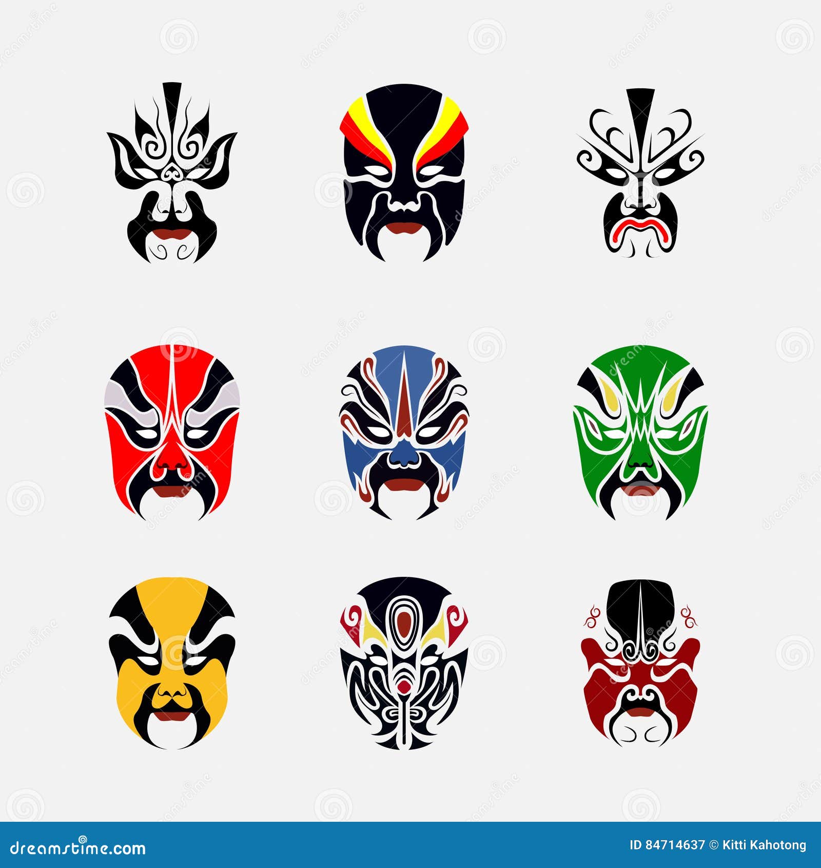 Ancient Chinese Opera Masks