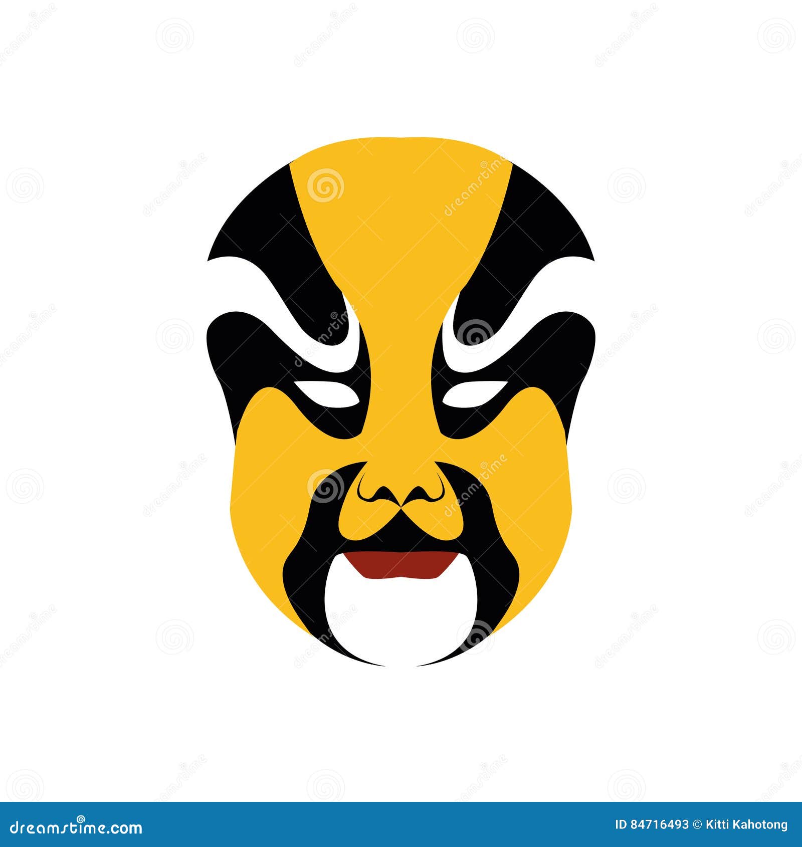 Beijing Opera Cartoon Vector Illustration | CartoonDealer.com #7015054