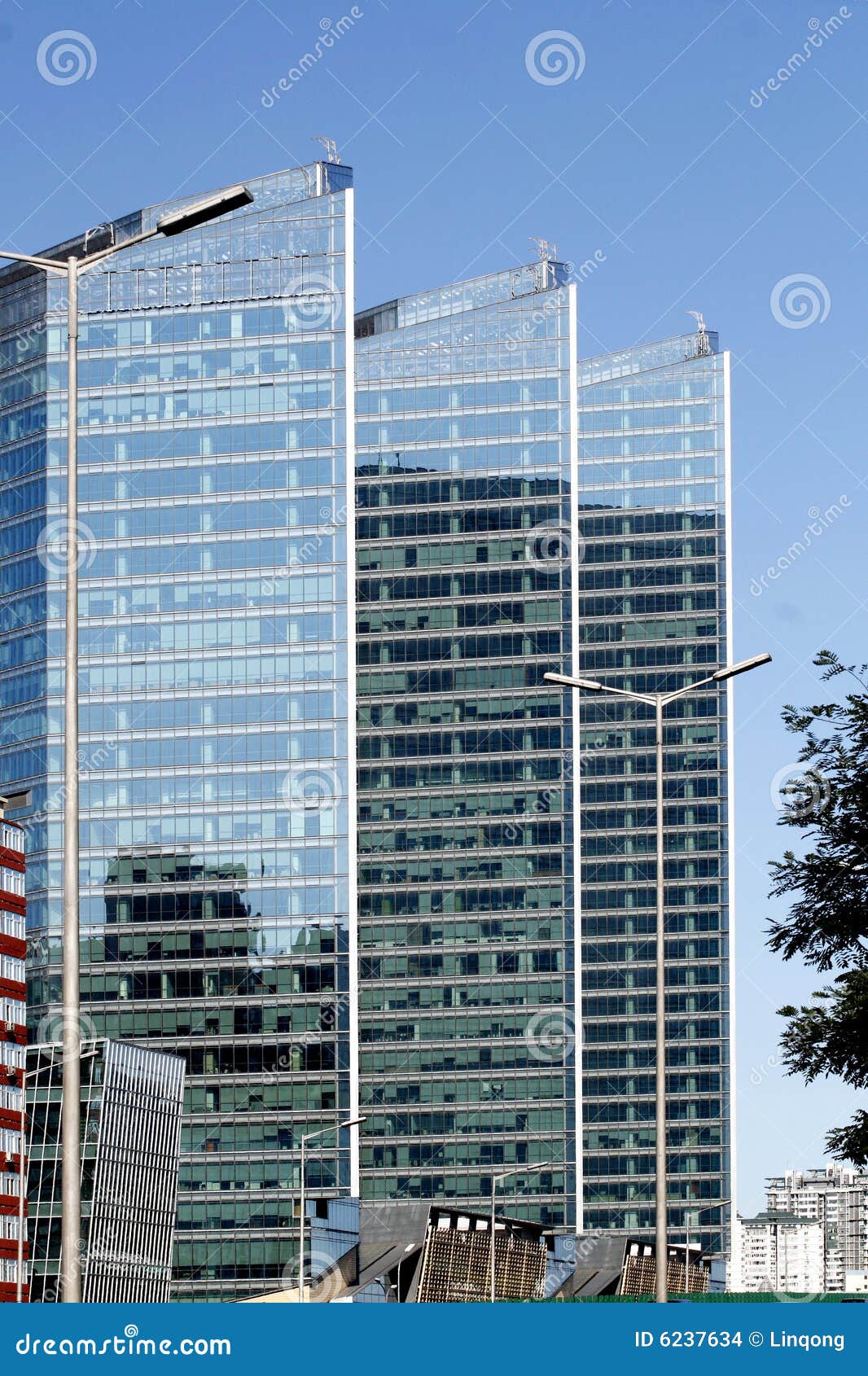 Beijing s modern buildings stock photo. Image of buildings - 6237634