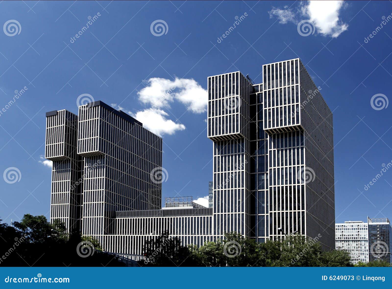Beijing s modern buildings stock image. Image of power - 6249073