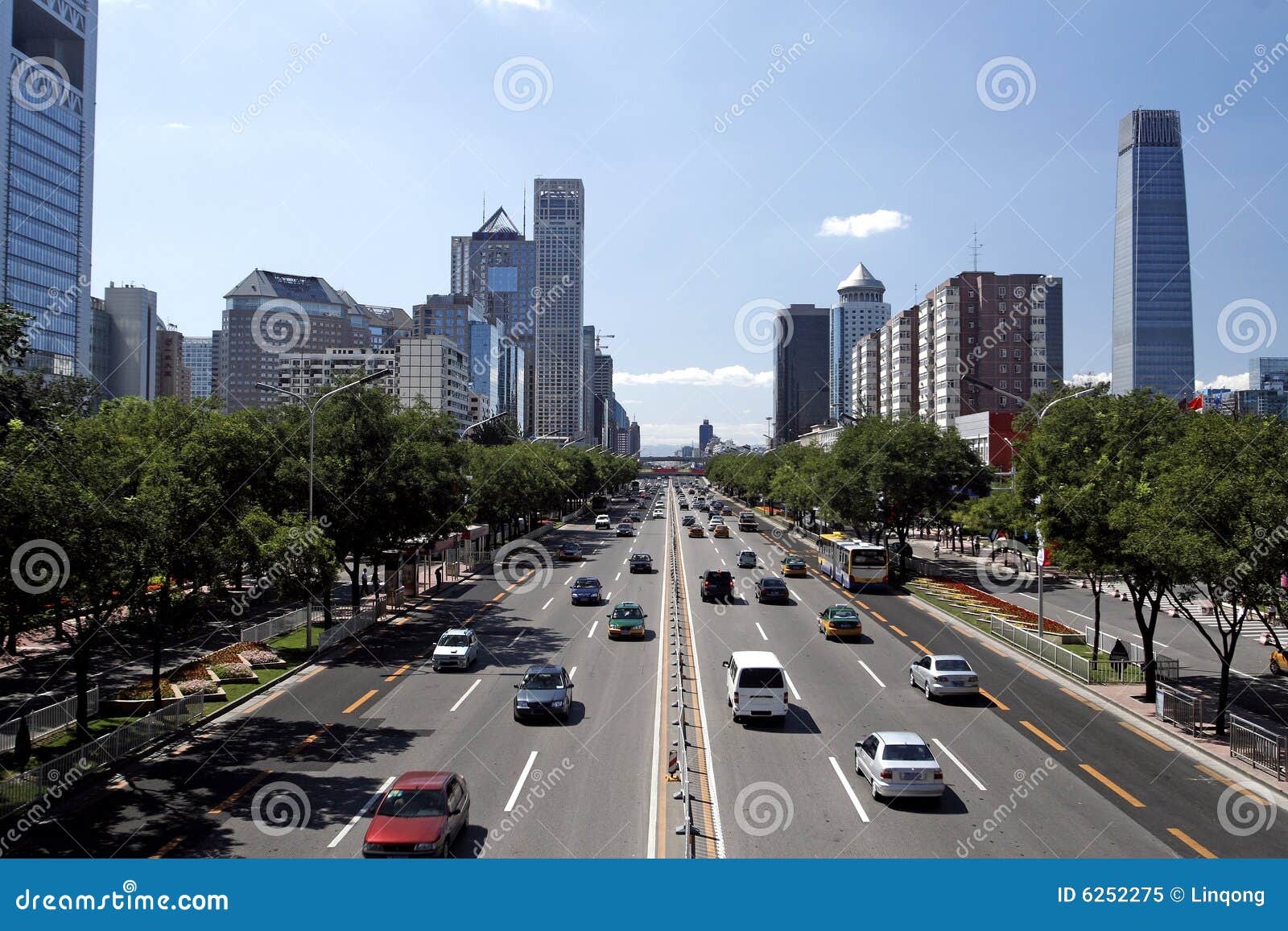 Beijing S Urban Streetscape Stock Image - Image of destination, asia ...