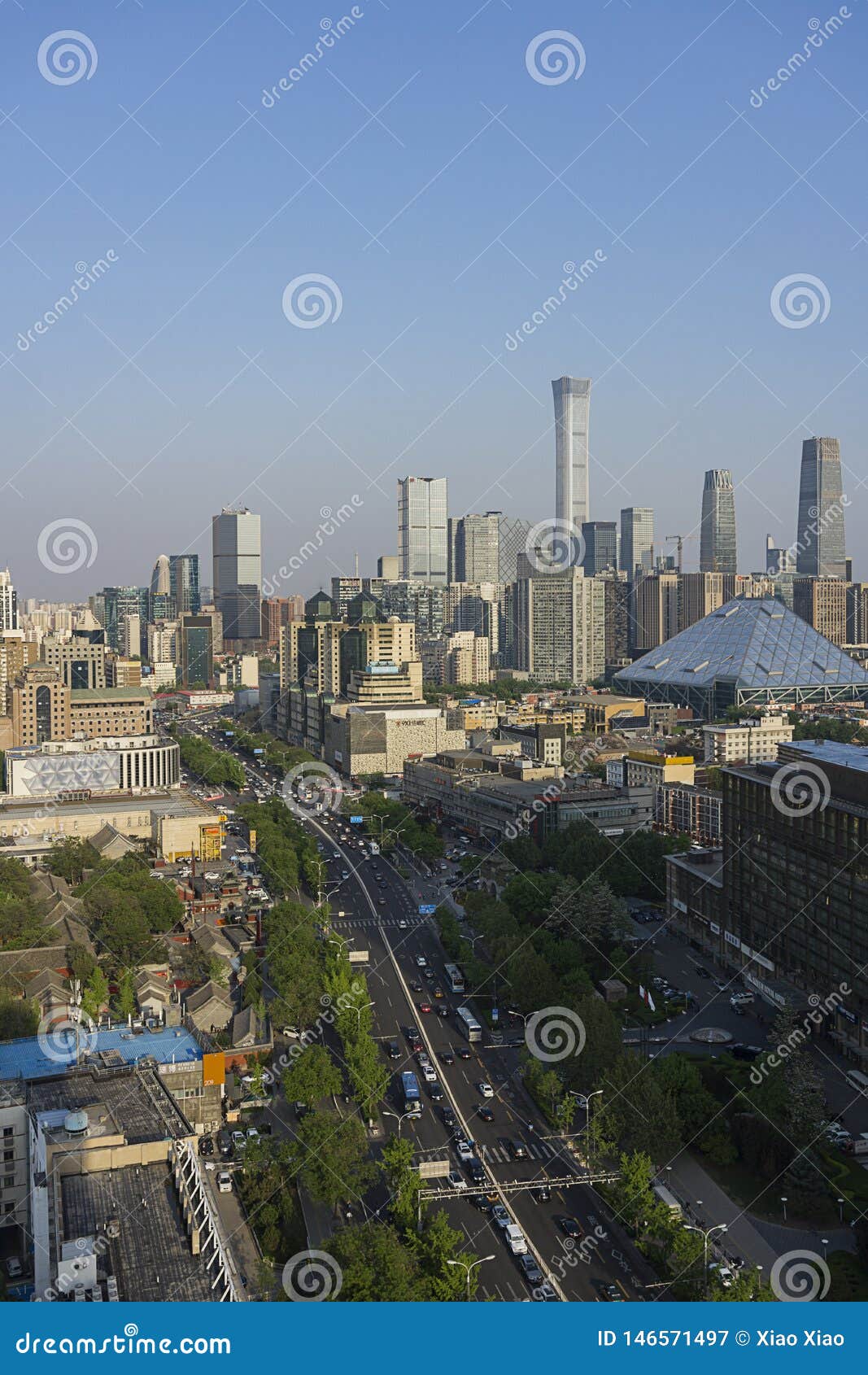 Beijing Skyline Day editorial photography. Image of landscape - 146571497
