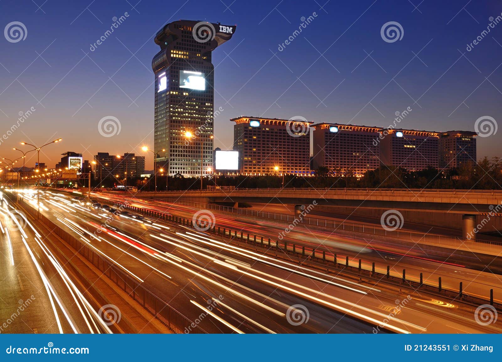 Beijing Skyline,IBM Building,Pangu Plaza Editorial Photo - Image of ...
