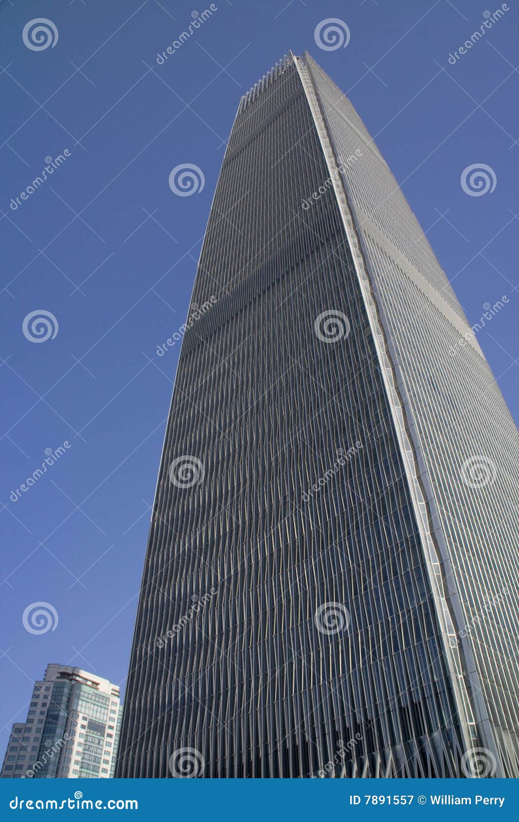 Beijing Skyscraper Guomao Beijing China Stock Image - Image of building ...