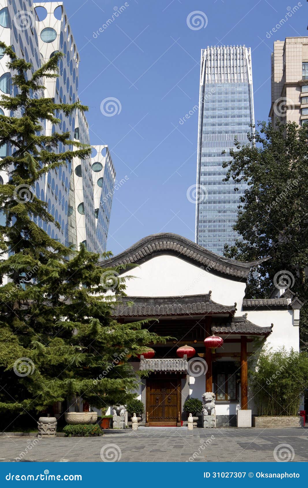 Beijing stock image. Image of small, asian, district - 31027307