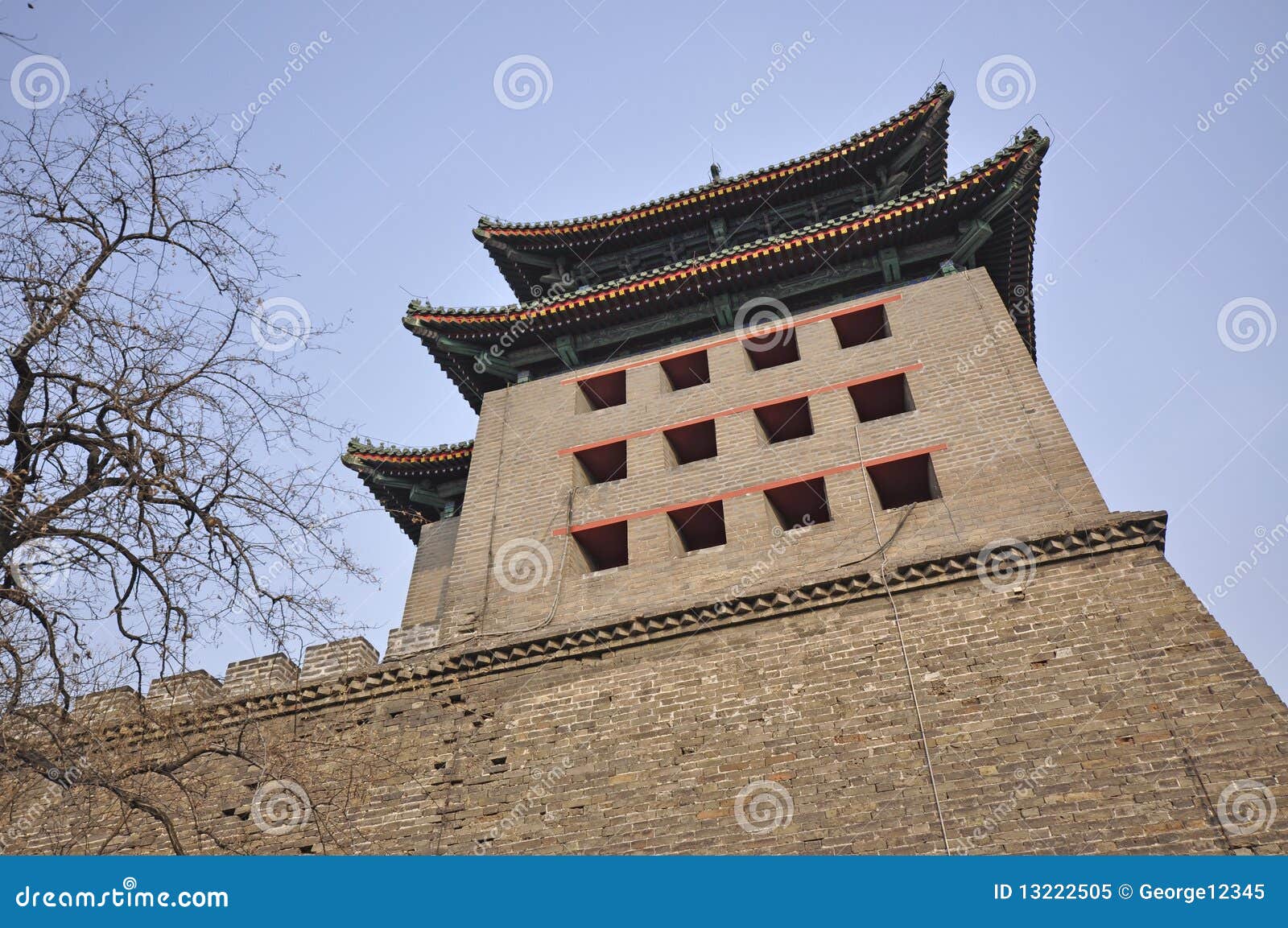 Corner Tower Of The Forbidden City Stock Photography | CartoonDealer ...