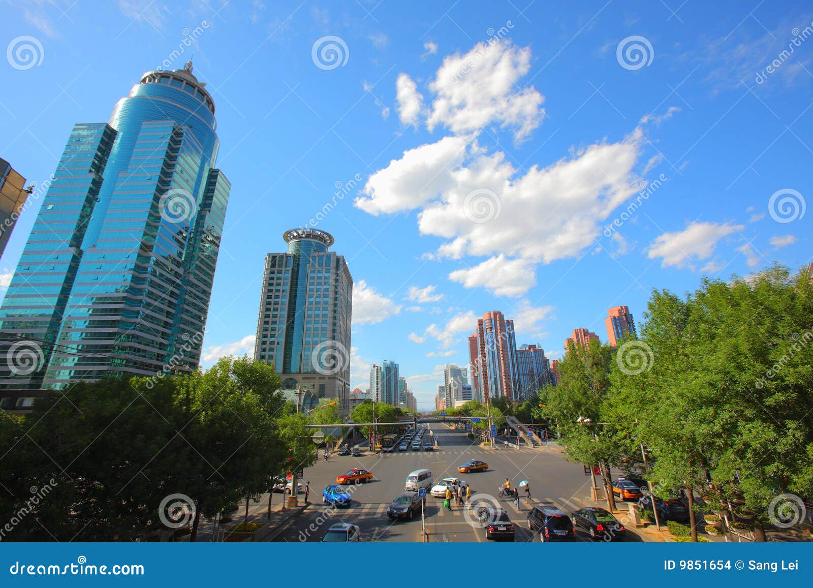 Beijing street stock photo. Image of city, chinese, street - 9851654