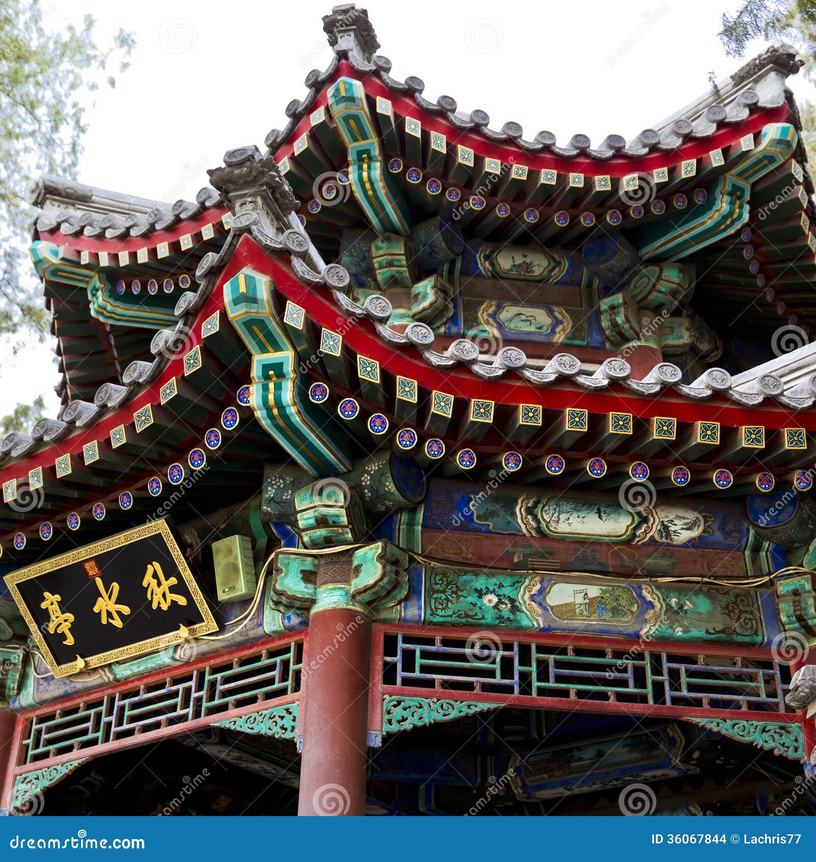 Beijing, Summer Palace stock photo. Image of china, decoration - 36067844