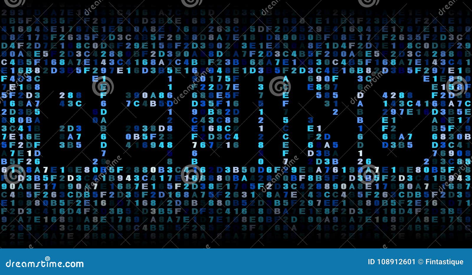 Beijing Text on Hex Code Illustration Stock Illustration - Illustration ...