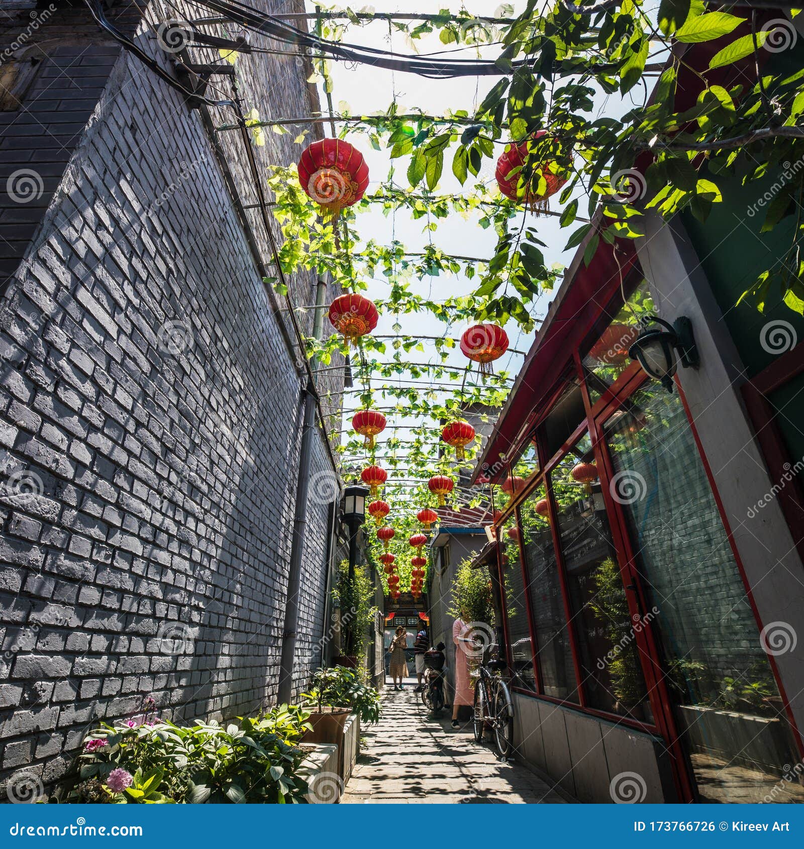 Beijing Traditional Architecture Design Elements Close-up Photo. Stock ...