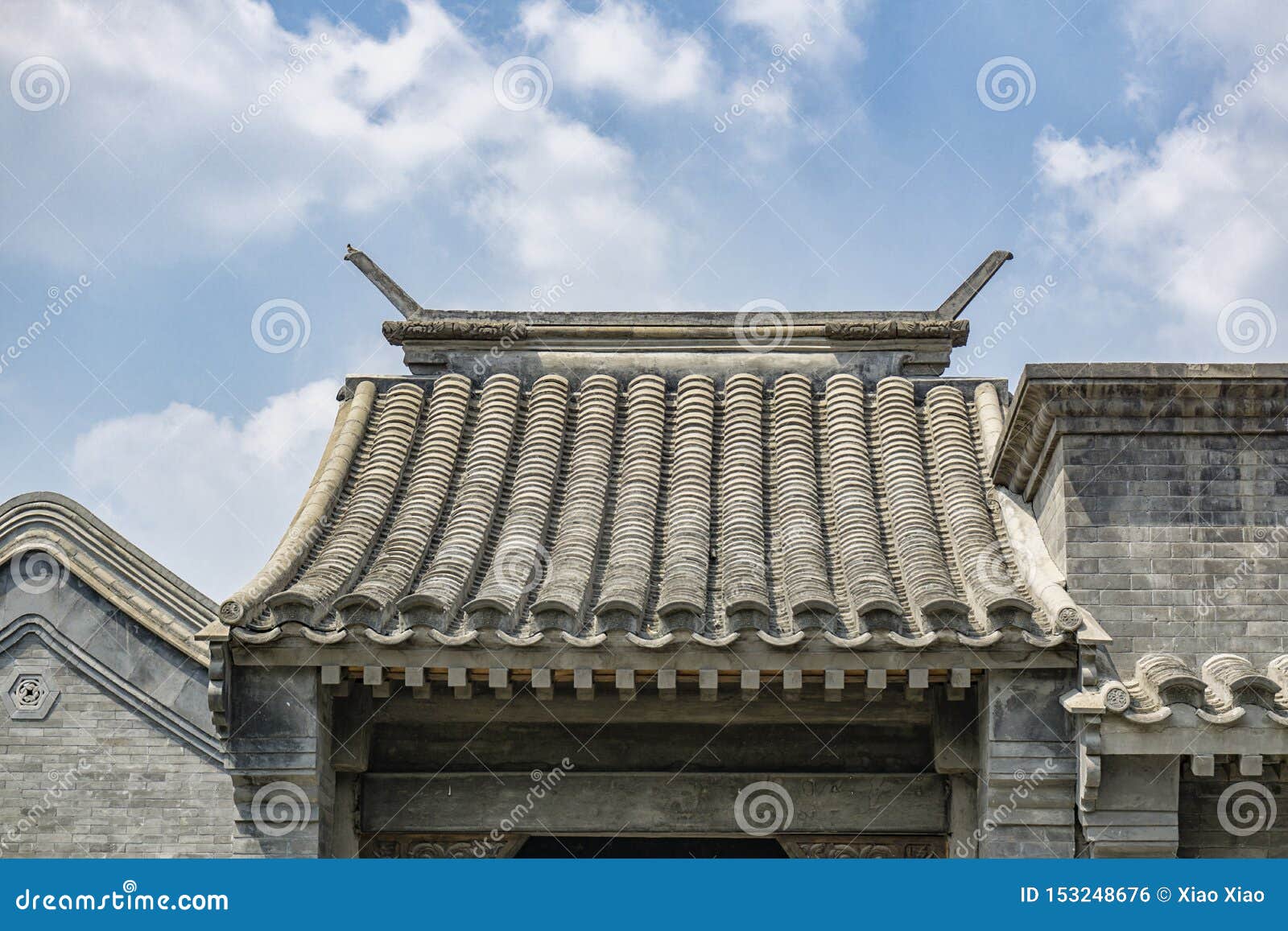 Beijing Traditonal Courtyard Stock Photo - Image of ancient, chinese ...
