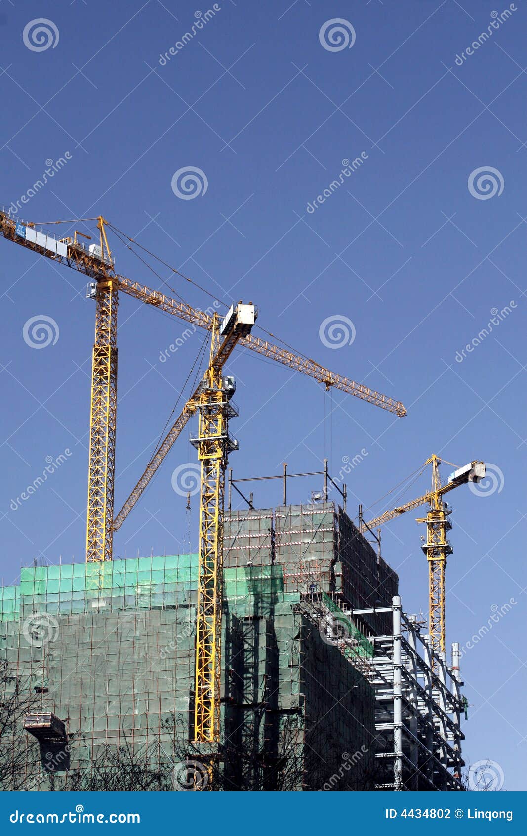 Beijing Under Construction. Stock Photo - Image of construction ...