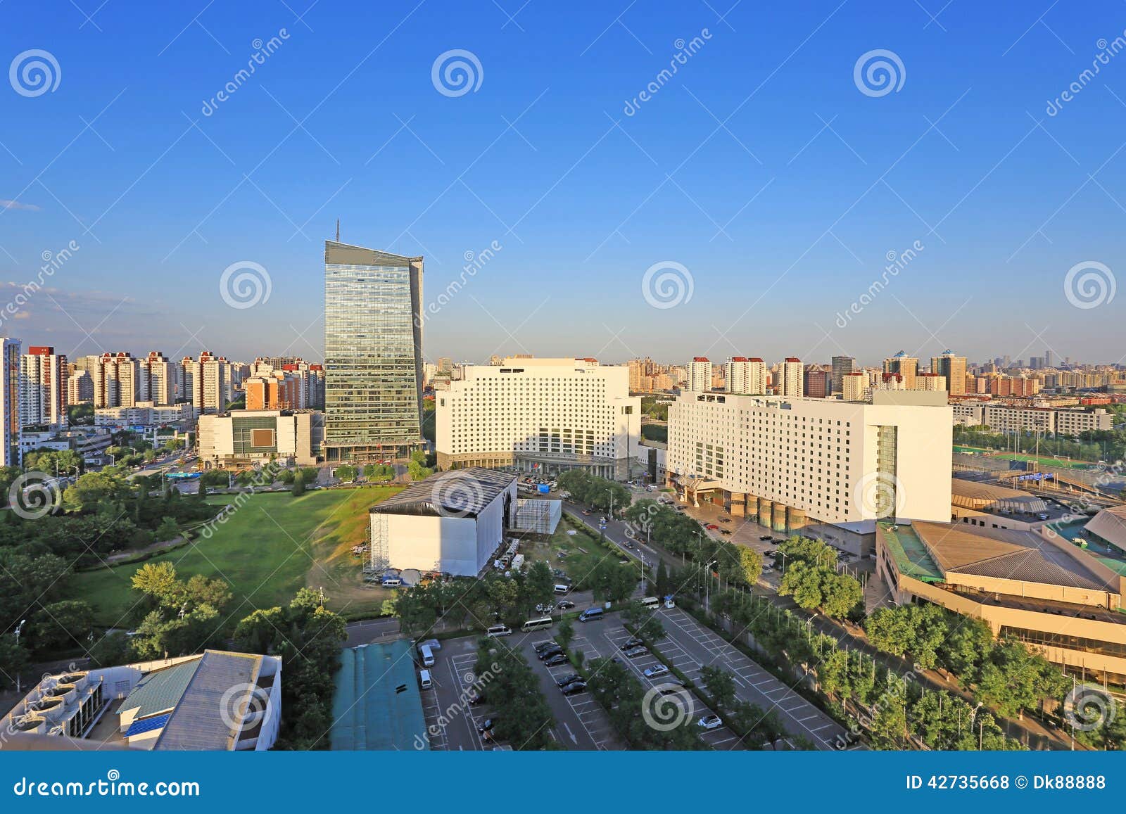 Beijing urban landscape stock photo. Image of architecture - 42735668