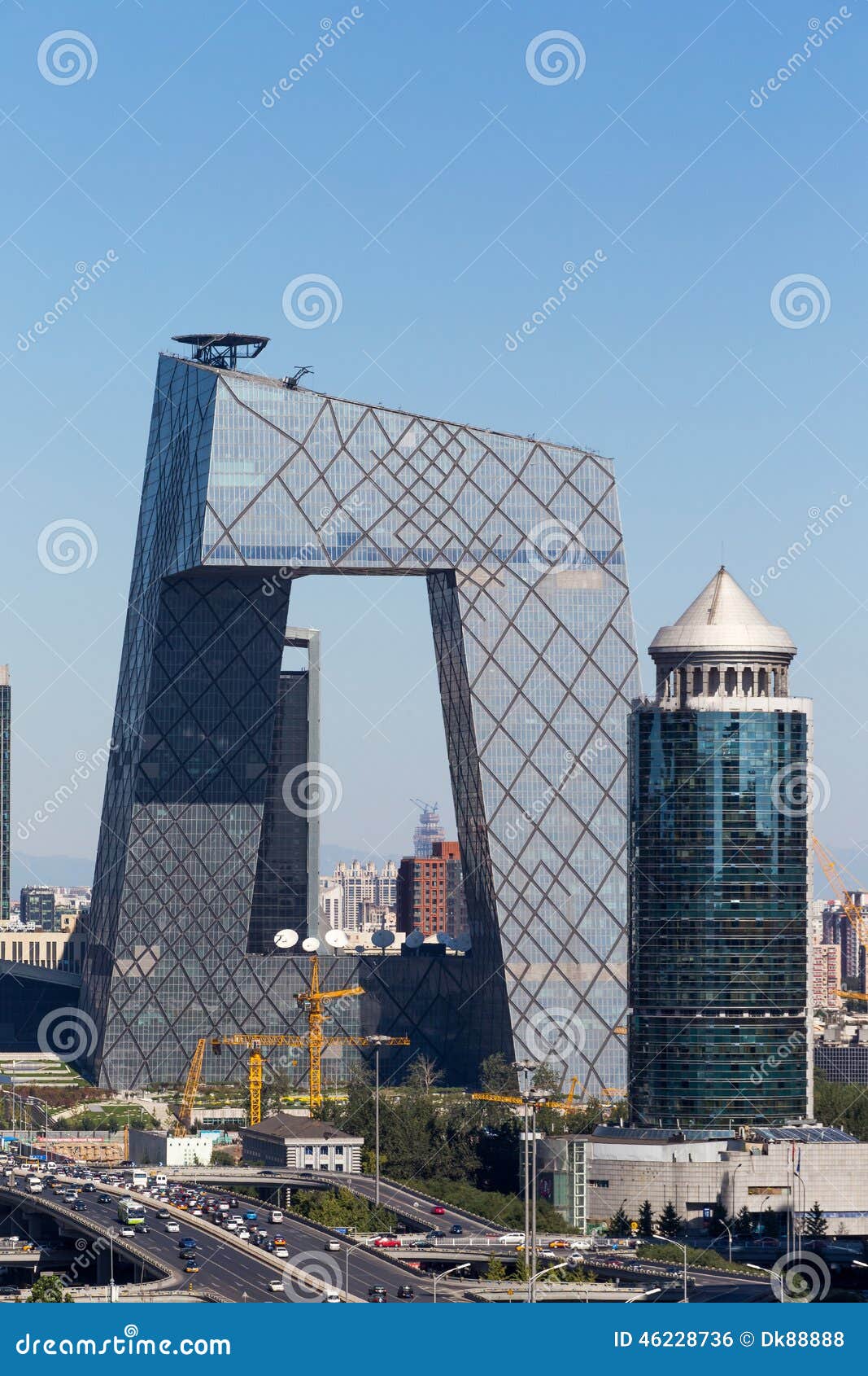 Beijing urban landscape stock photo. Image of center - 46228736