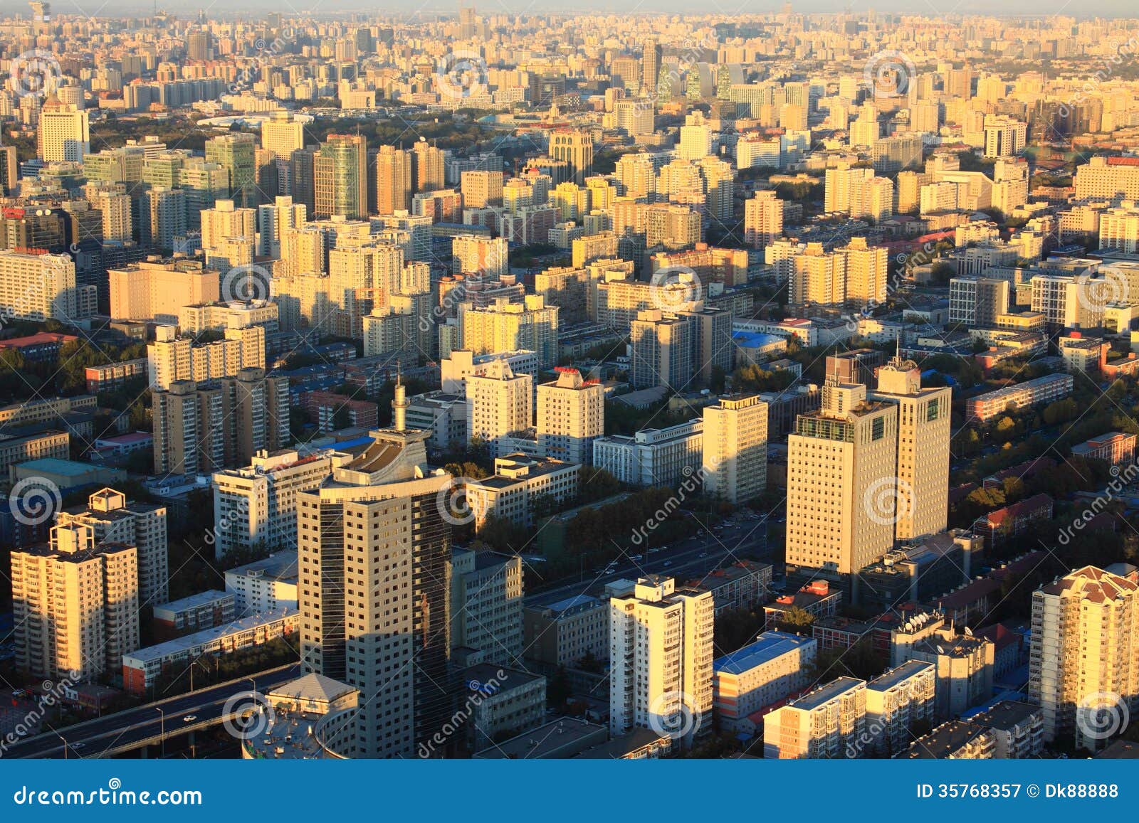 Beijing urban landscape stock image. Image of commerce - 35768357