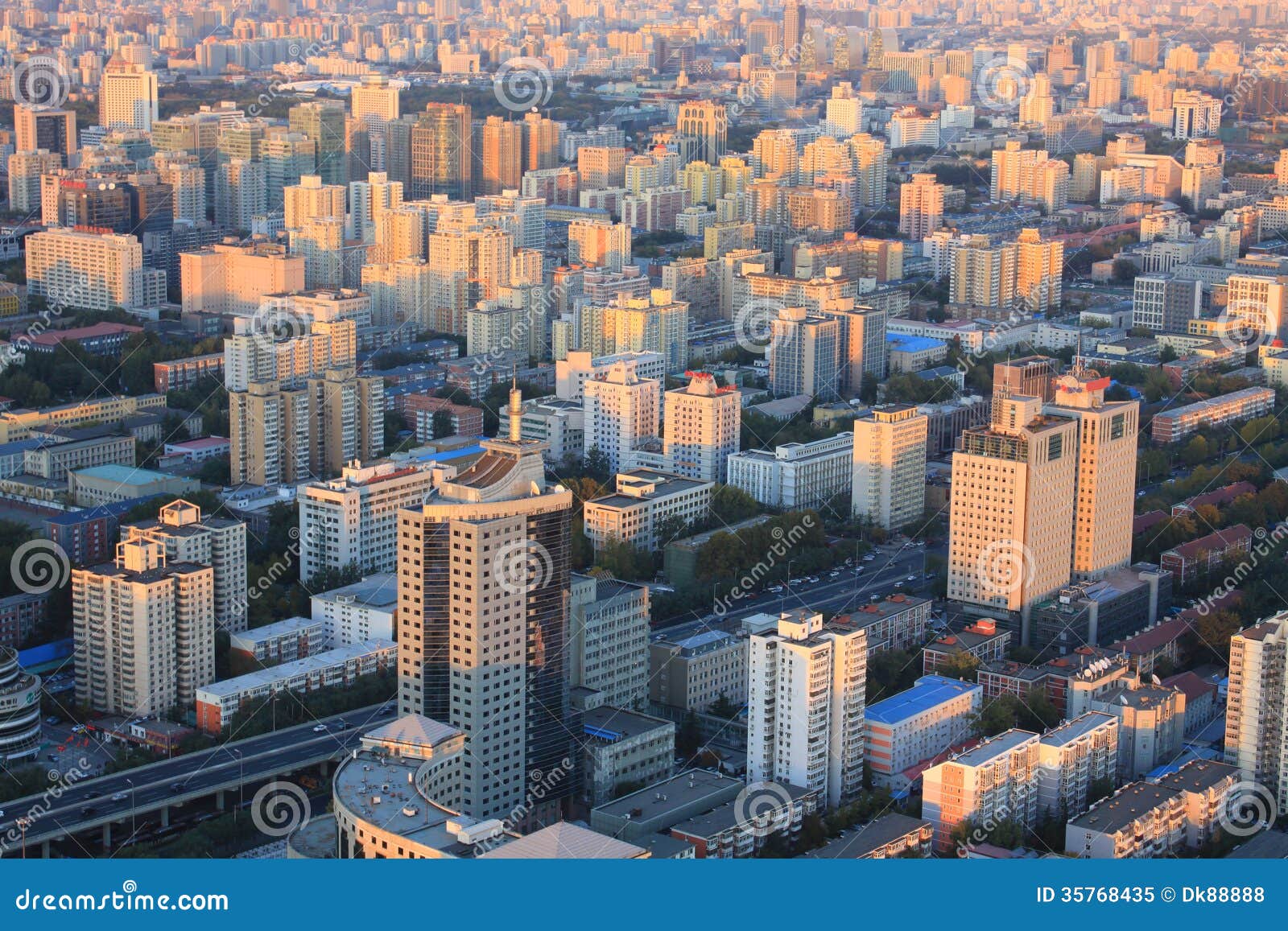 Beijing urban landscape stock image. Image of commerce - 35768435
