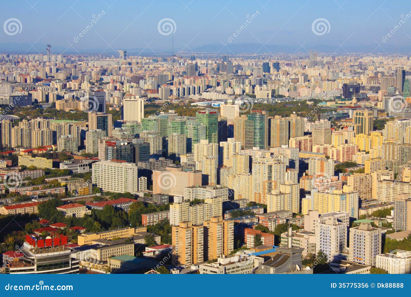 Beijing urban landscape stock photo. Image of high, culture - 35775356