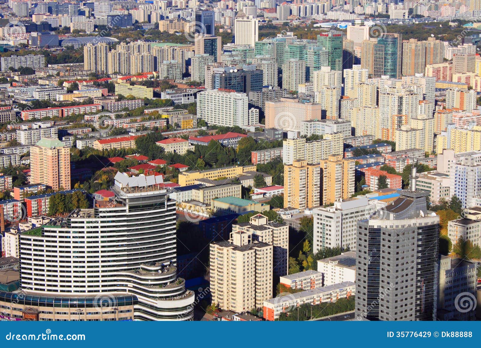 Beijing urban landscape stock image. Image of asia, downtown - 35776429