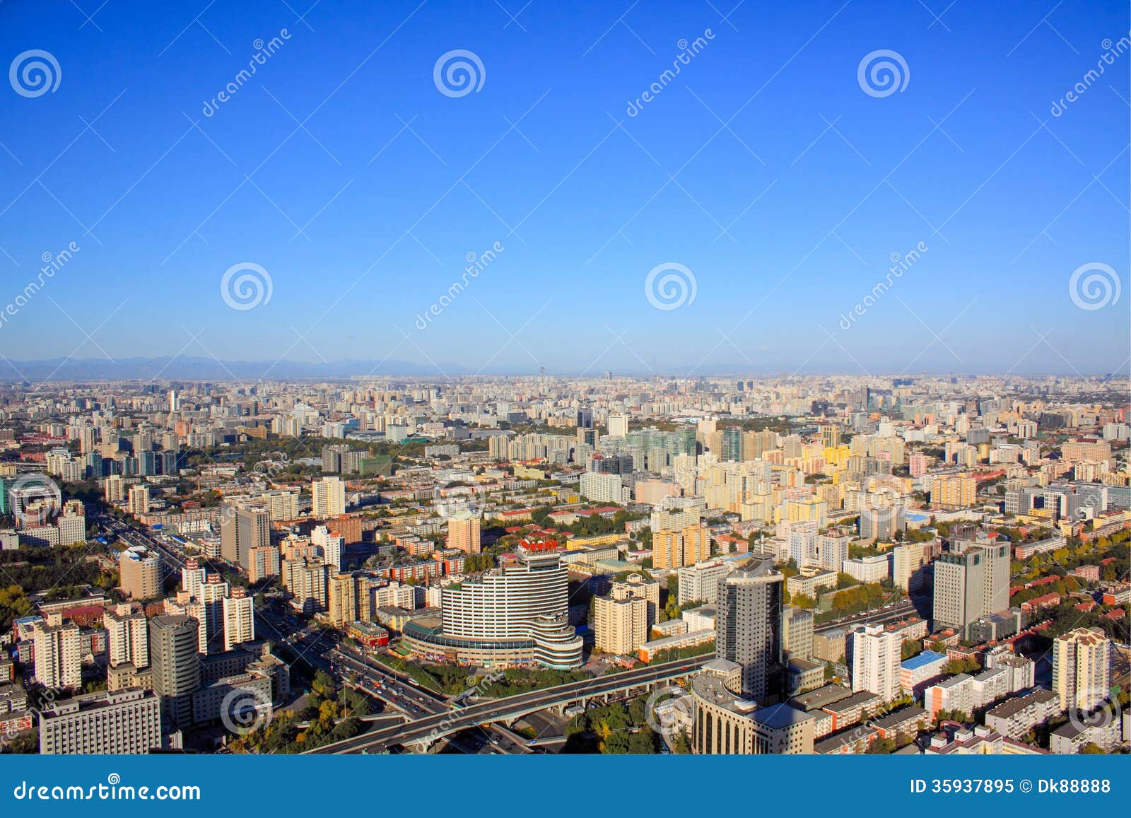 Beijing urban landscape stock image. Image of business - 35937895