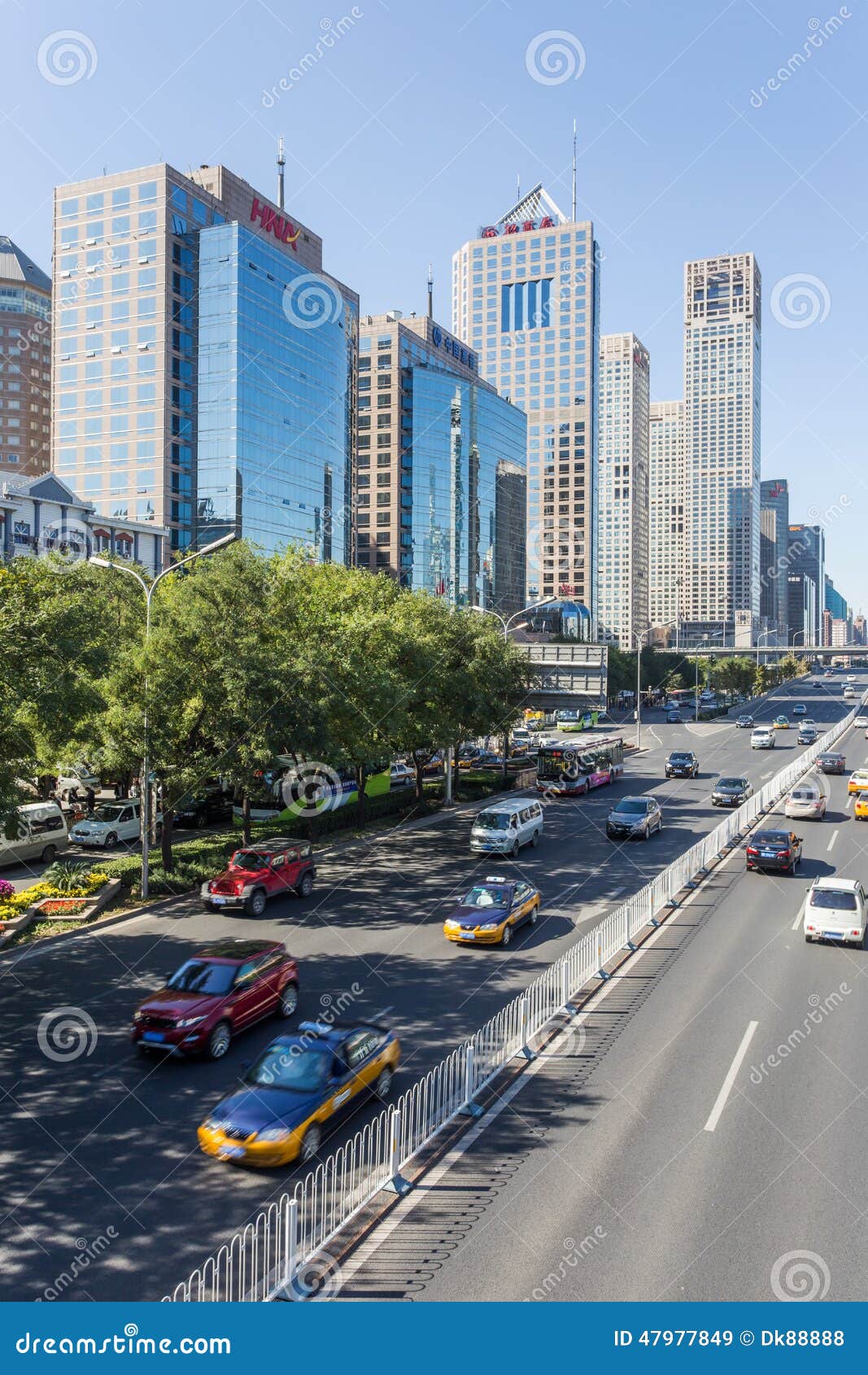 Beijing urban landscape editorial stock image. Image of building - 47977849