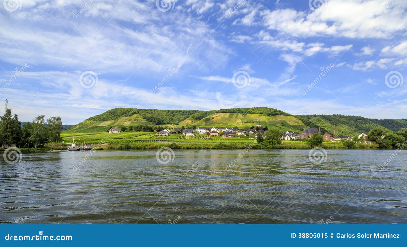 Beilstein No Rio De Mosel, Alemanha Imagem de Stock - Imagem de ...