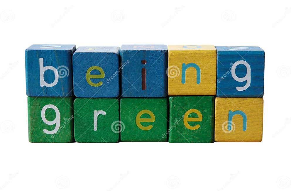 Being green stock image. Image of awareness, sustainable - 4196281