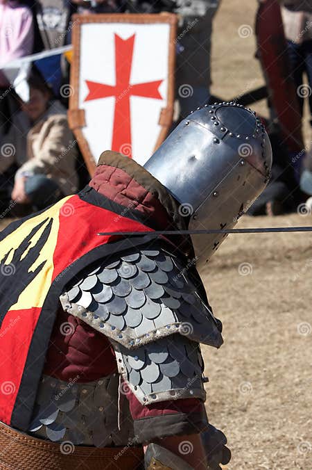 Being Knighted stock image. Image of armour, soldier, scale - 1222533