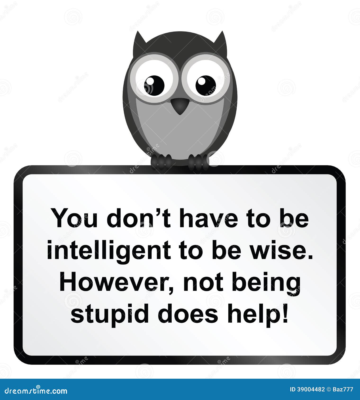 Being Wise Stock Vector - Image: 39004482