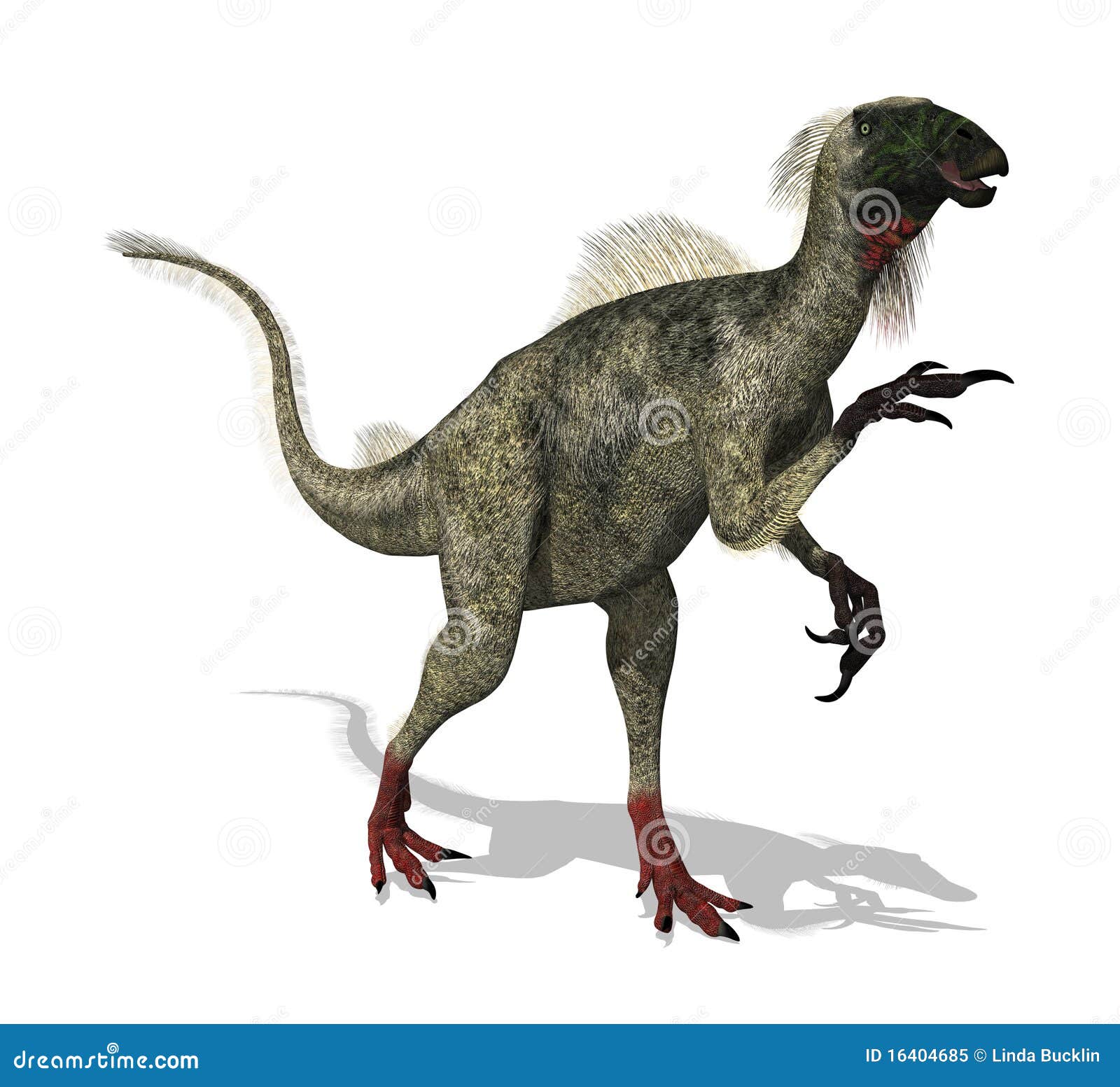Beipiaosaurus stock illustration. Illustration of prehistoric - 16404685