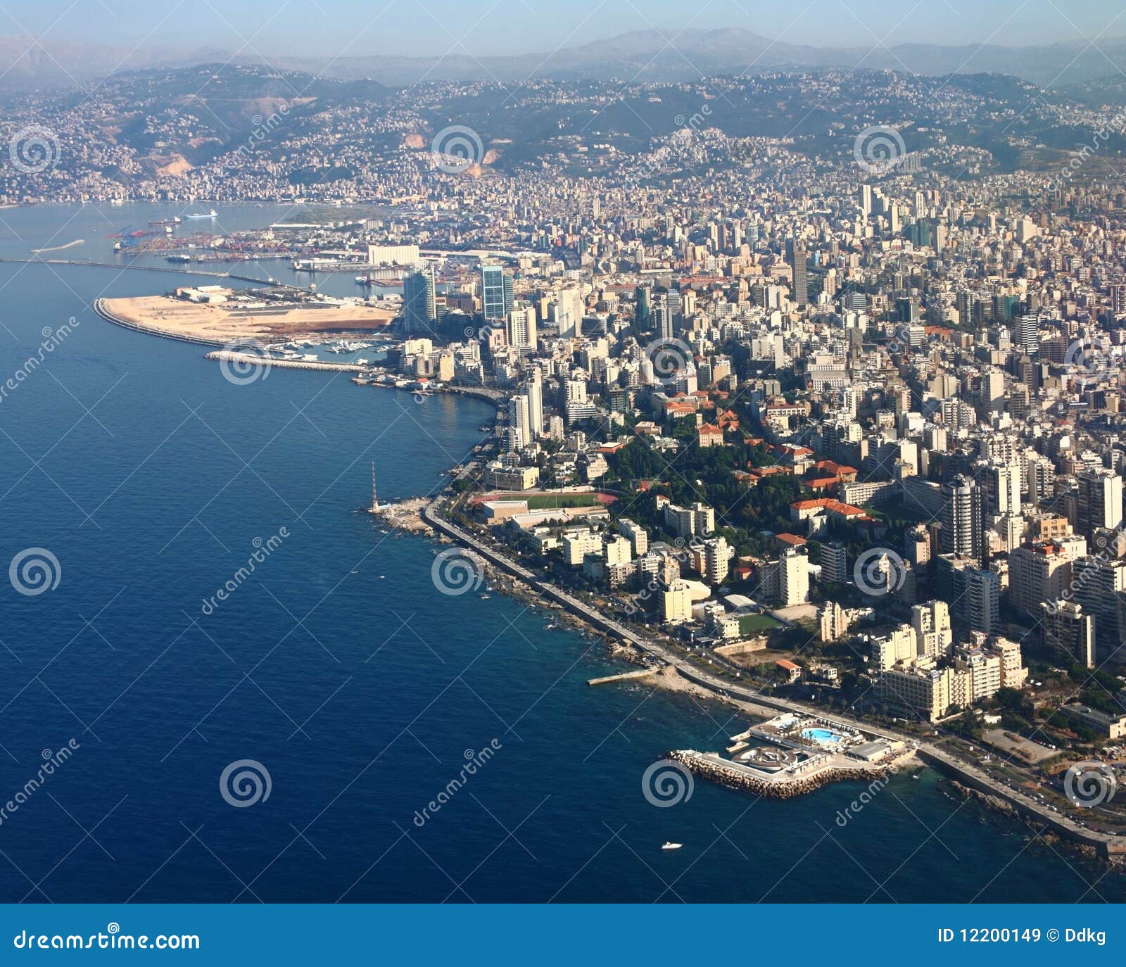 Beirut, Lebanon stock image. Image of buildings, city - 12200149