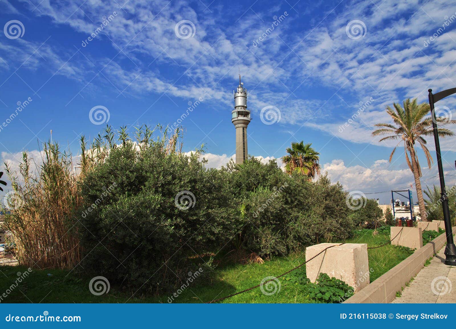 Beirut, Lebanon - 30 Dec 2017. the Lighthouse on Waterfront of Beirut ...
