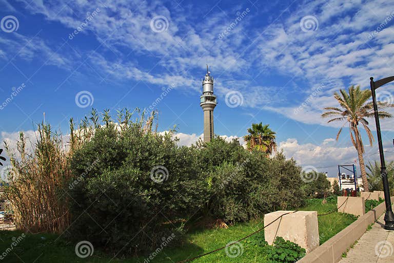 Beirut, Lebanon - 30 Dec 2017. the Lighthouse on Waterfront of Beirut ...