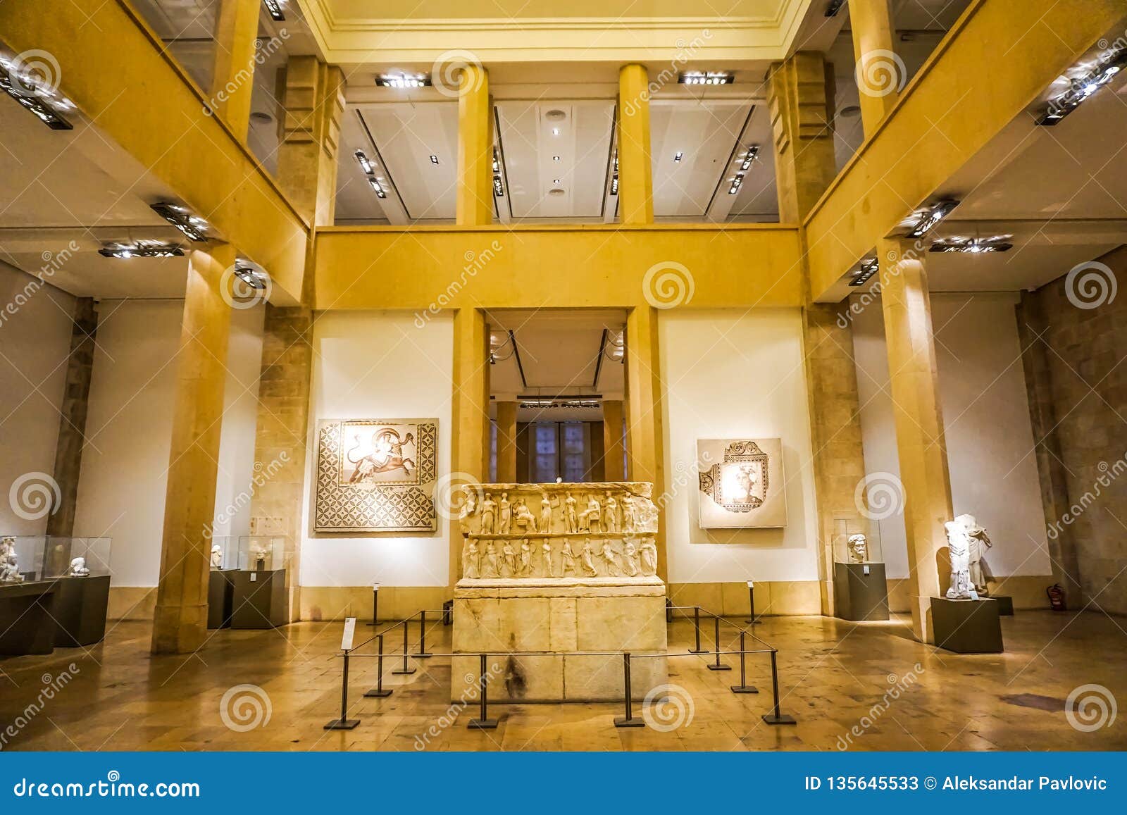 Beirut National Museum 05 editorial stock photo. Image of hall - 135645533