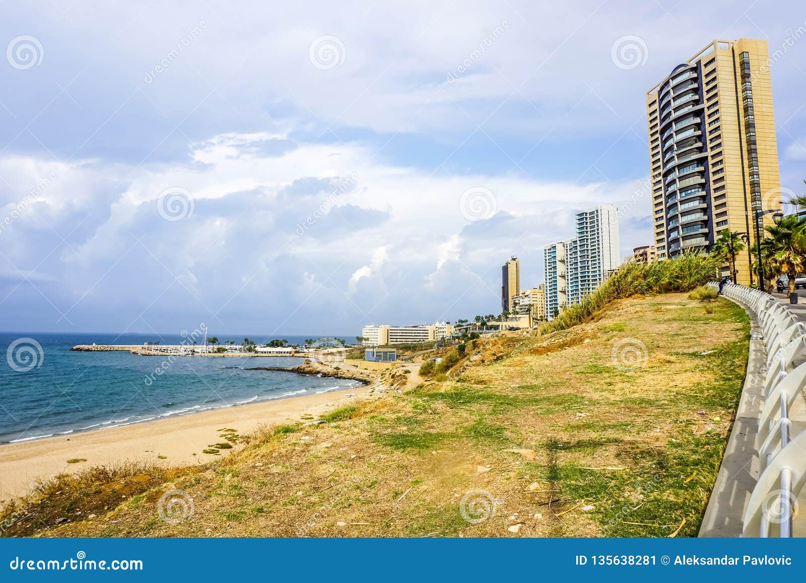 Beirut Ramlet Al Baida 03 imagen de archivo. Imagen de tarjeta - 135638281