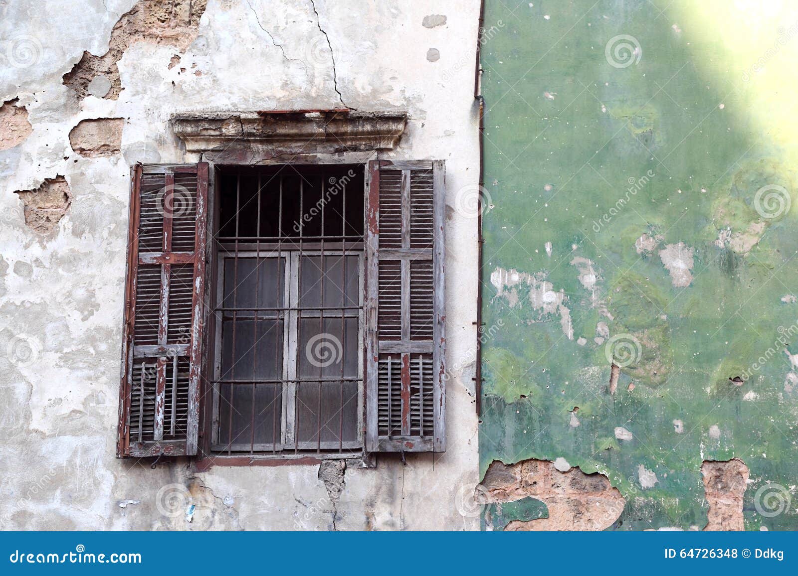 Beirut Window stock photo. Image of window, grunge, wooden - 64726348