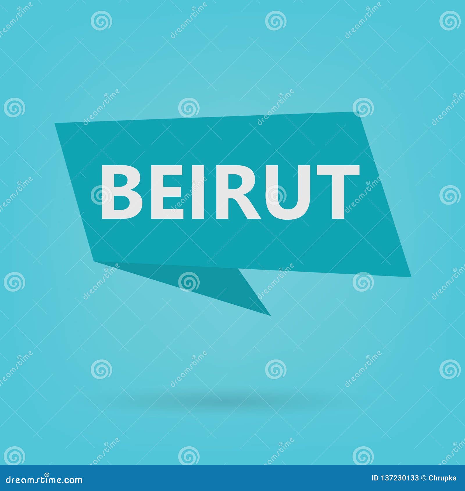Beirut word on a sticker stock vector. Illustration of icon - 137230133